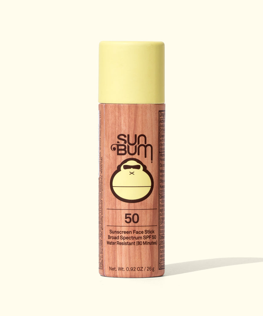 Paper Tube SPF 50 Sunscreen Face Stick, Original Sunscreen | Sun Bum