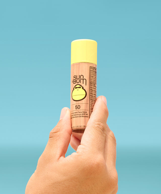 Paper Tube SPF 50 Sunscreen Face Stick, Original Sunscreen | Sun Bum