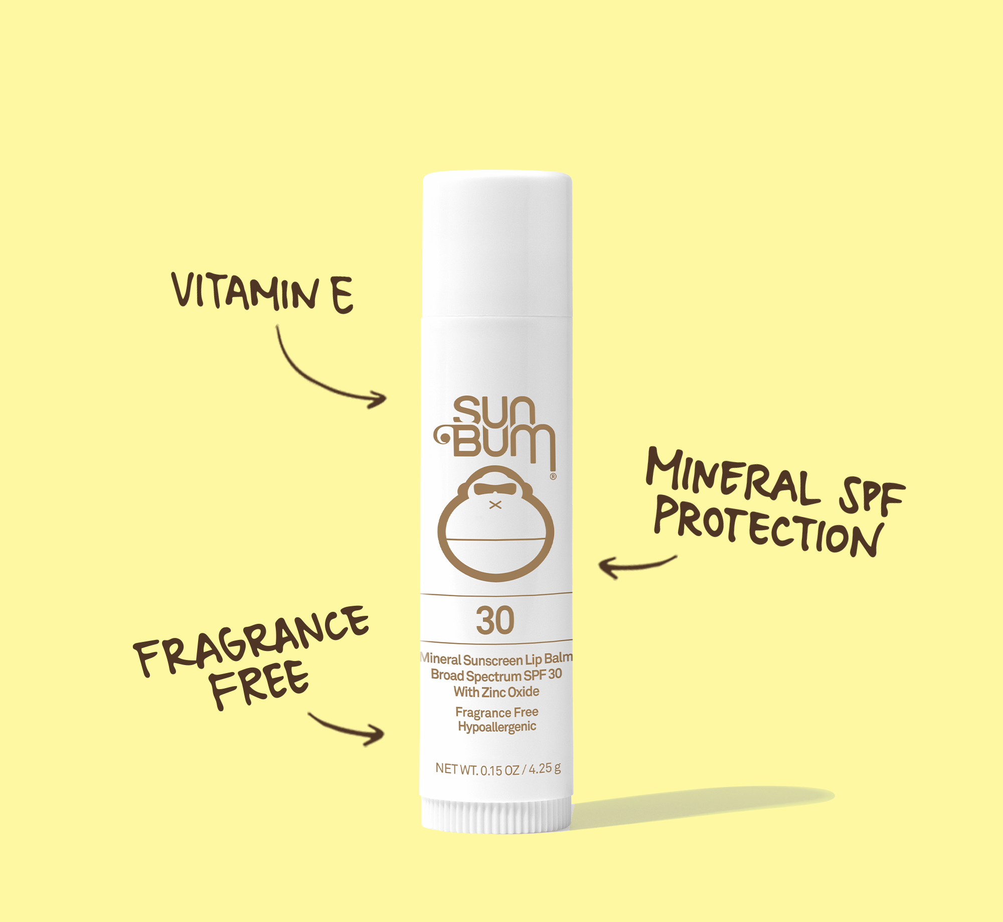 Sunscreen Lip Balm, SPF 30, Mineral | Sun Bum